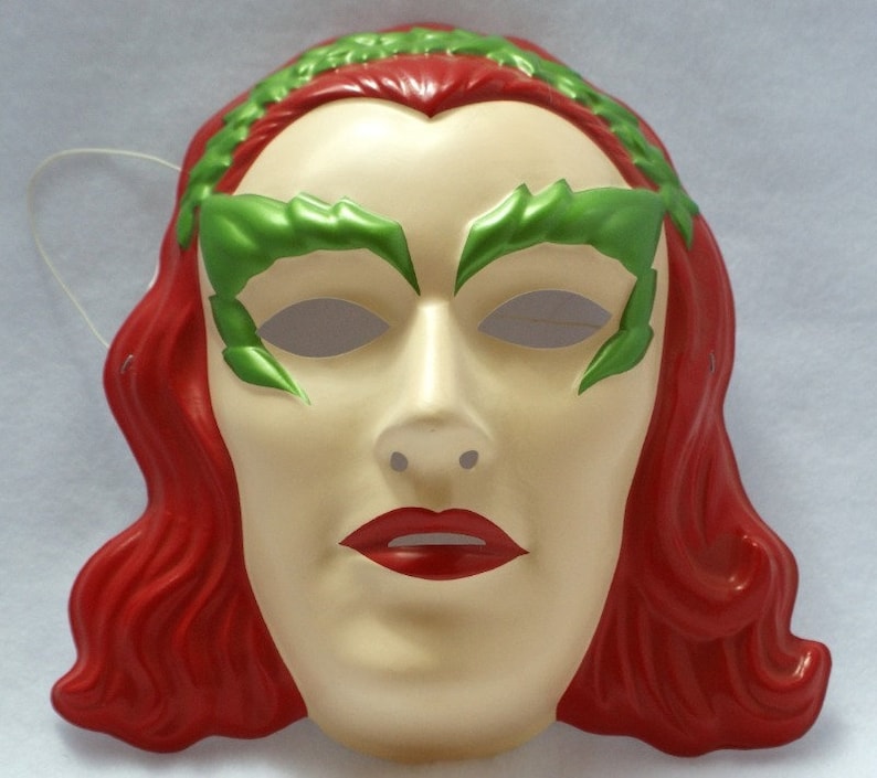 Batman Forever Poison Ivy Halloween Mask Near Vintage Rubies - Etsy