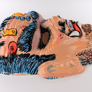 Vintage Wolfman Frankenstein Halloween Mask 1970s Monster Werewolf ...