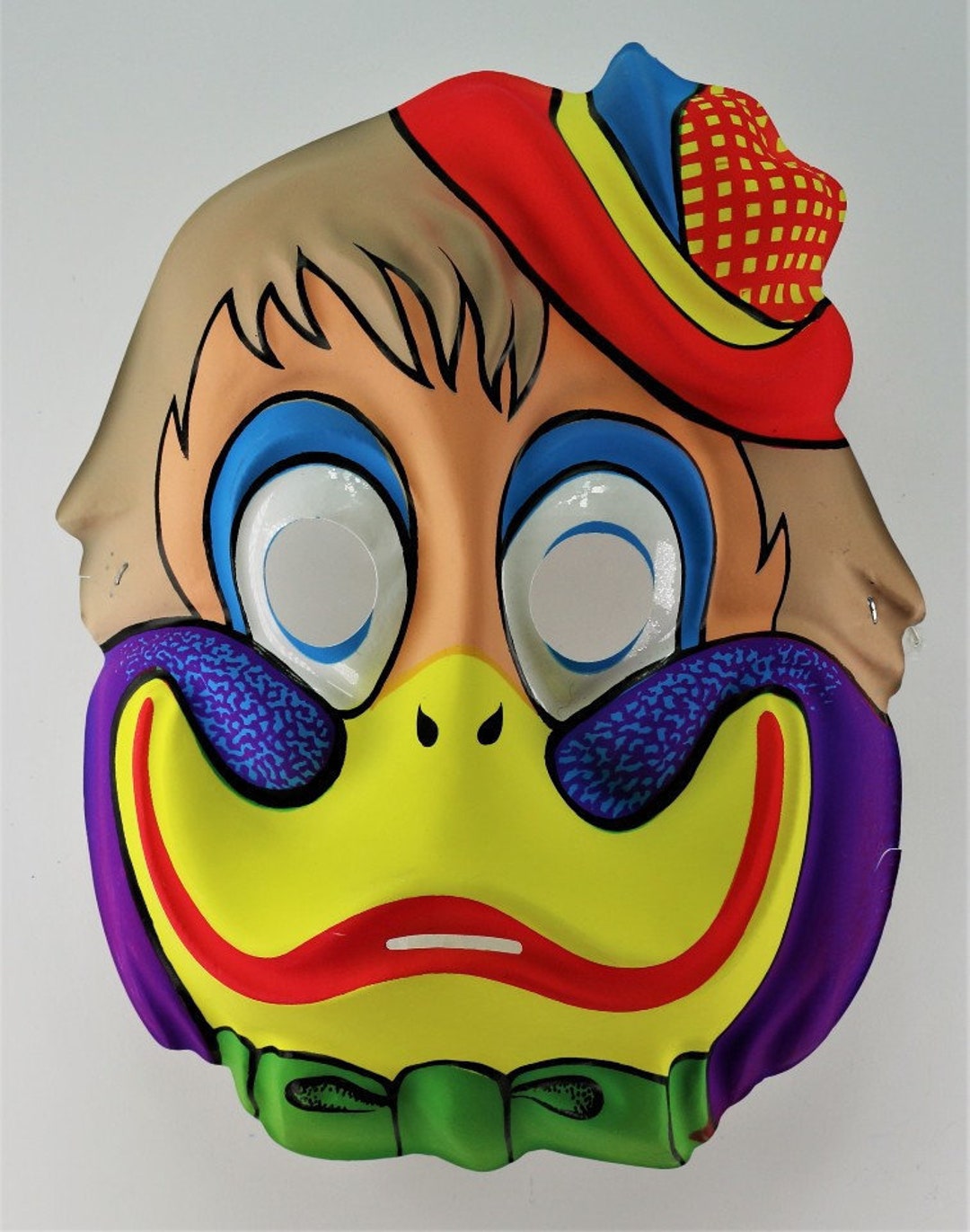 Vintage Clown Monkey Duck Monster Hobo Halloween Costume Mask Y166 - Etsy