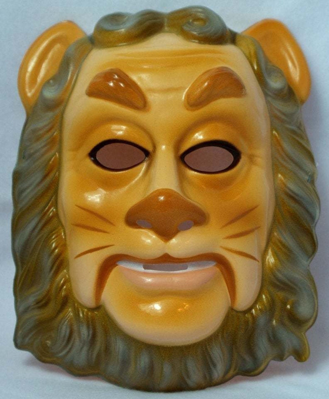 Wizard of Oz Cowardly Lion Vintage Halloween Mask Dorothy Toto - Etsy