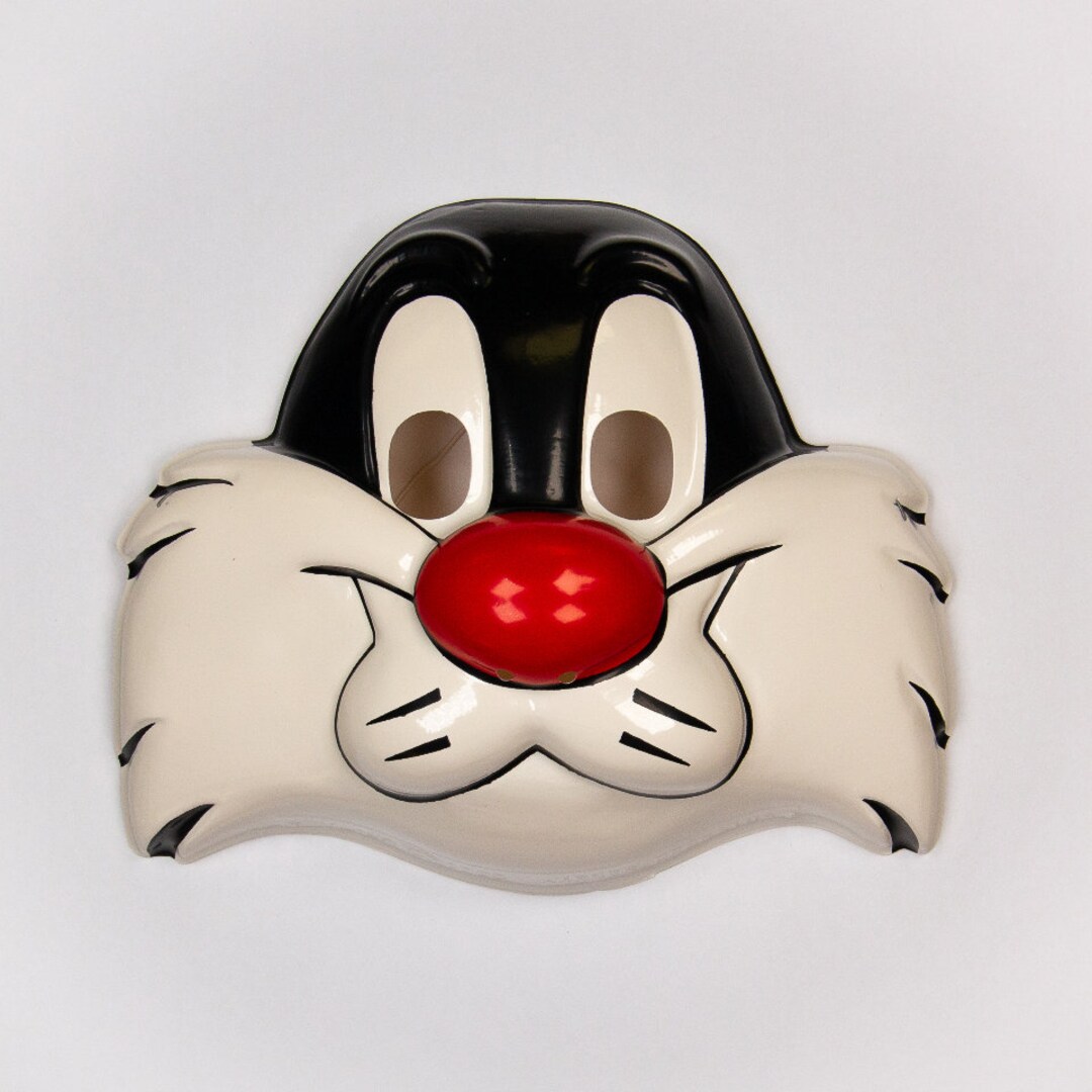 Vintage Looney Tunes Sylvester Cat Halloween Mask - Etsy