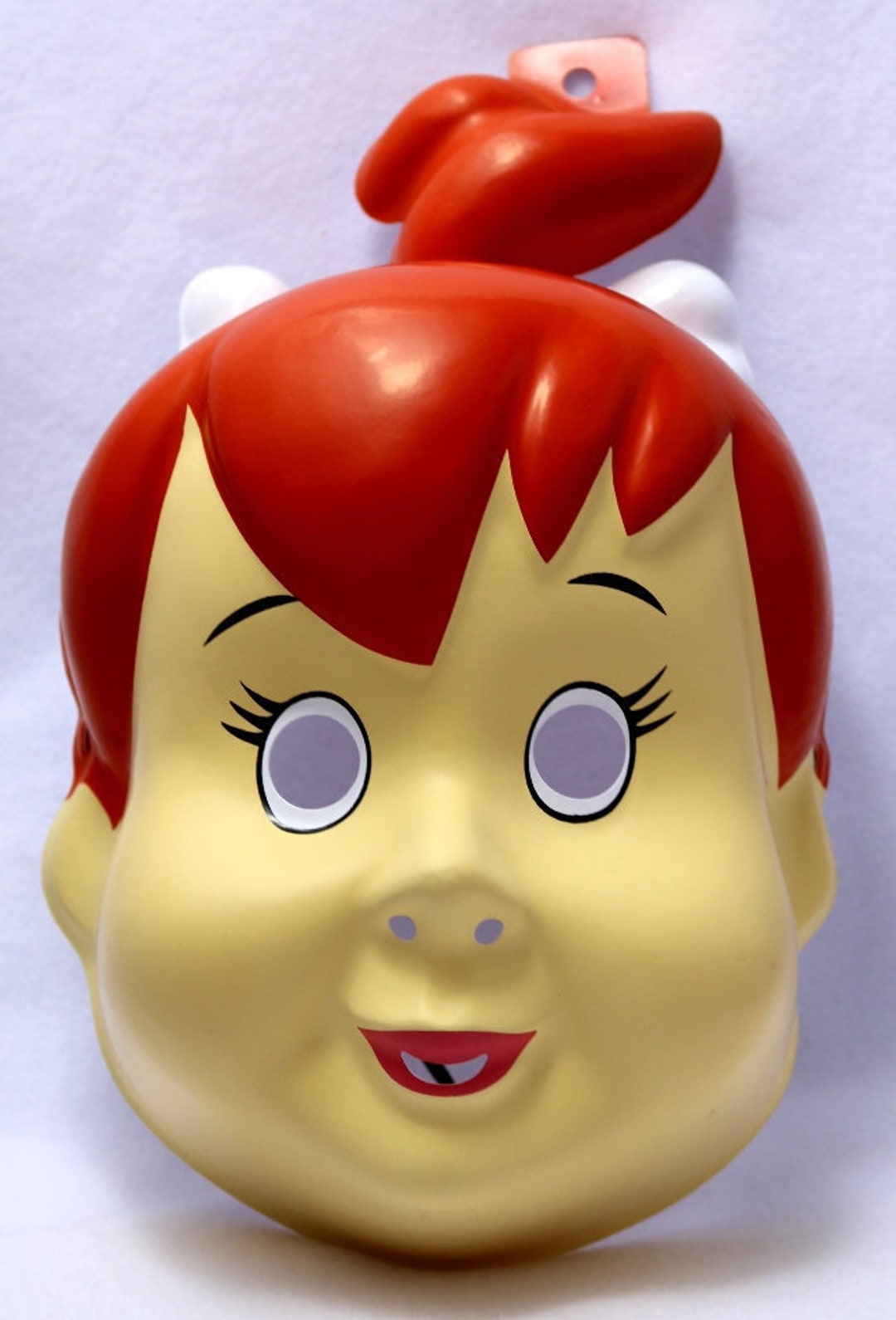 Vintage Pebbles Flintstone Halloween Mask Large Adult the Flintstones ...
