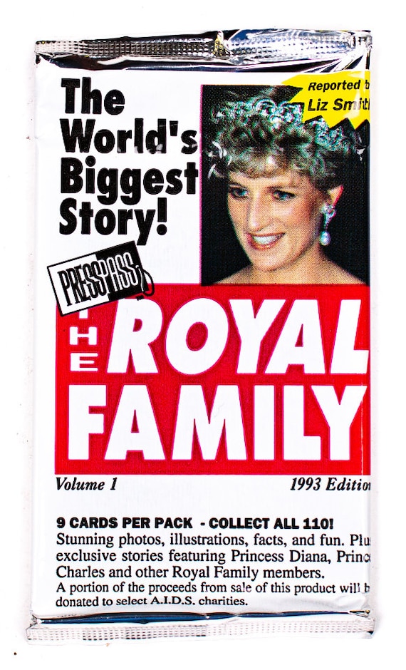 The Royal Family Vol 1 Vintage Trading Cards ONE Pack 1993 - Etsy