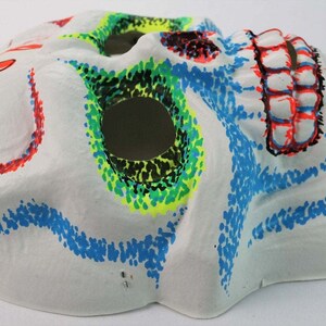 Vintage Sugar Skull Halloween Mask Zest 1960s 60s Skeleton Day - Etsy