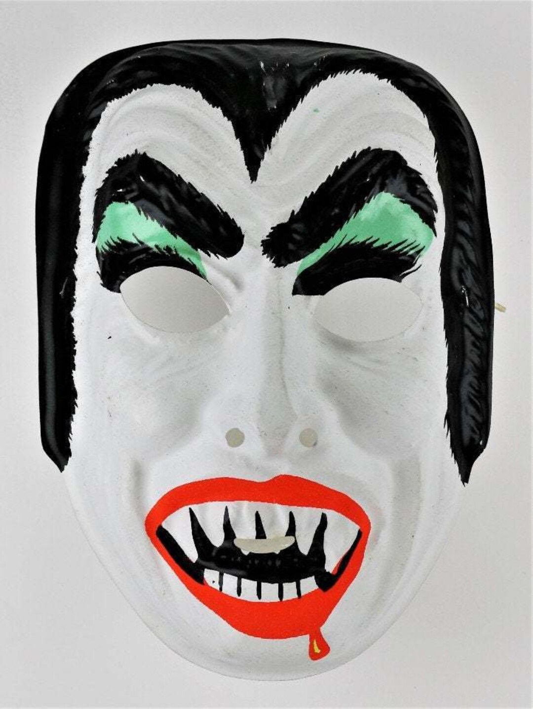 Vintage Dracula Halloween Mask Horror Monster Vampire Creepy Scary ...