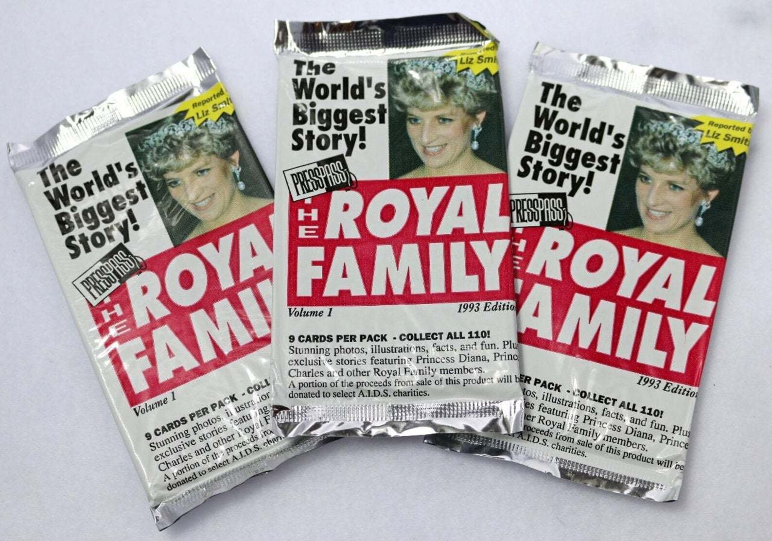 Vintage the Royal Family Trading Cards 1993 Princess Diana Wax - Etsy