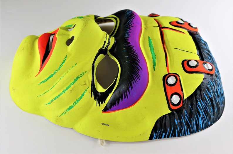 Vintage Frankenstein Halloween Mask Frank Monster 1970s - Etsy