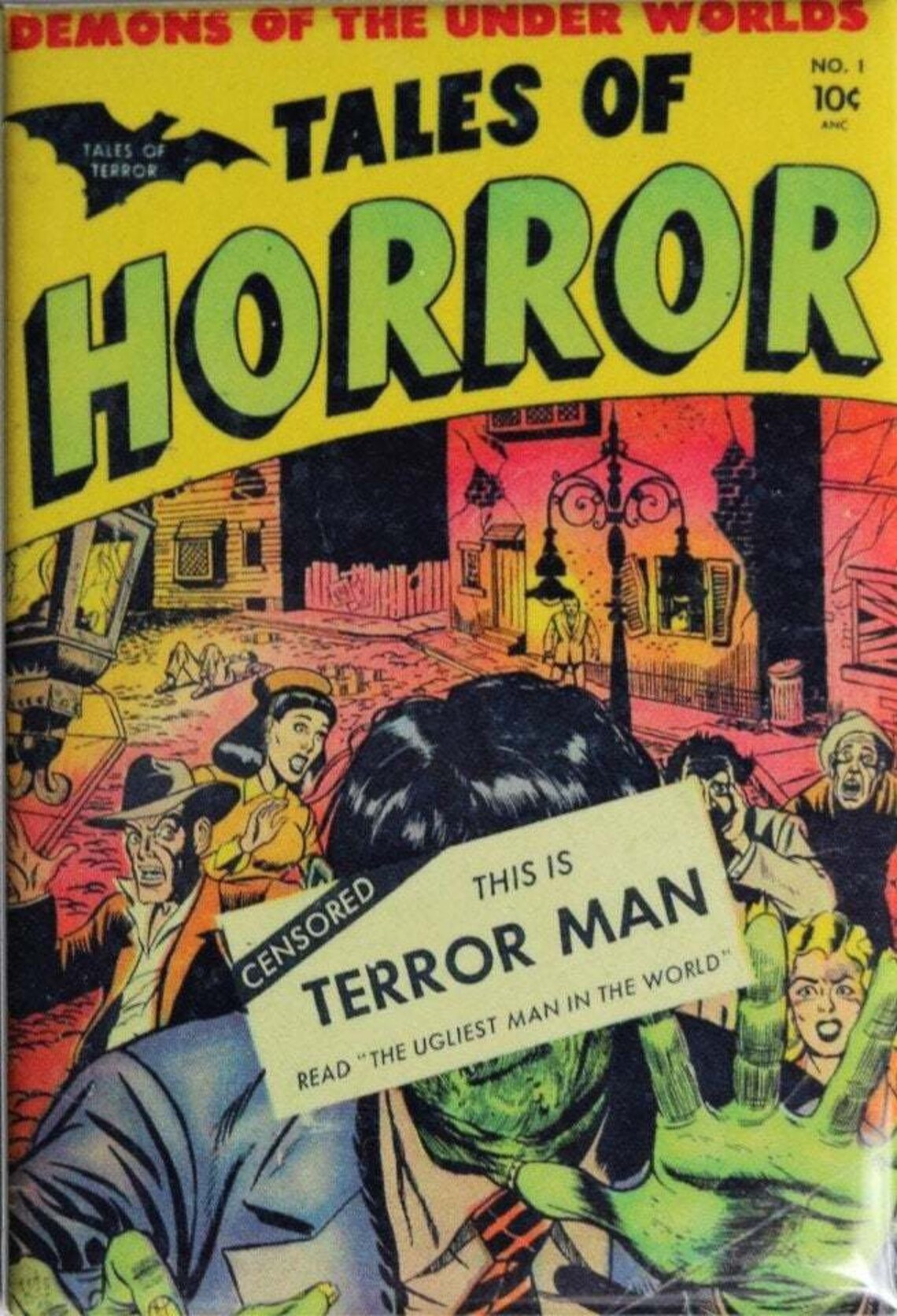 Tales of Horror No 1 Terror Man FRIDGE MAGNET Monster Comic - Etsy