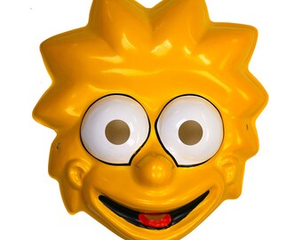Lisa Simpson Mask - Etsy UK