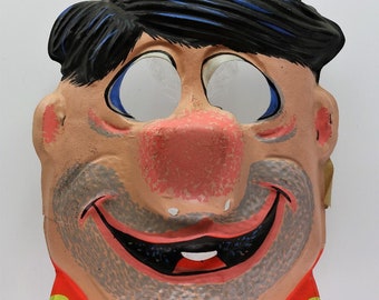 Vintage Fred Flintstone Halloween Mask Mint - Etsy