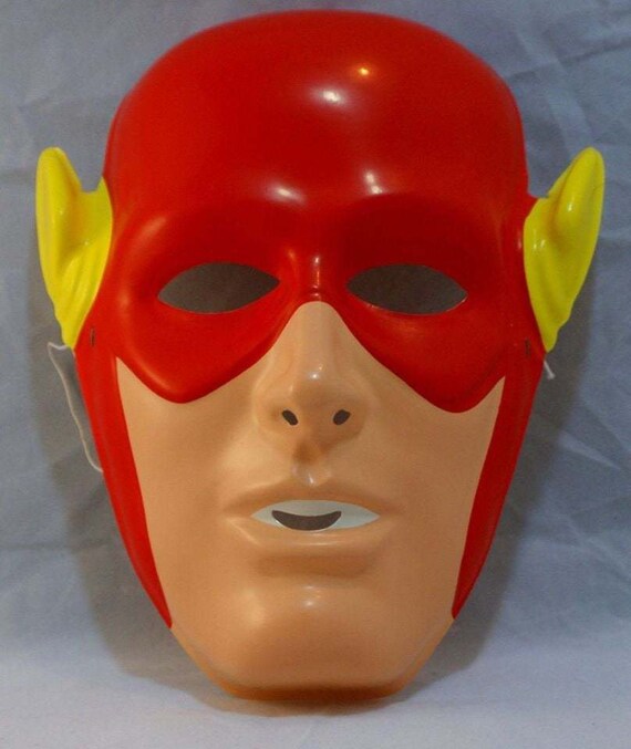 Vintage the Flash Halloween Mask DC Comics Rubies Costume Co | Etsy