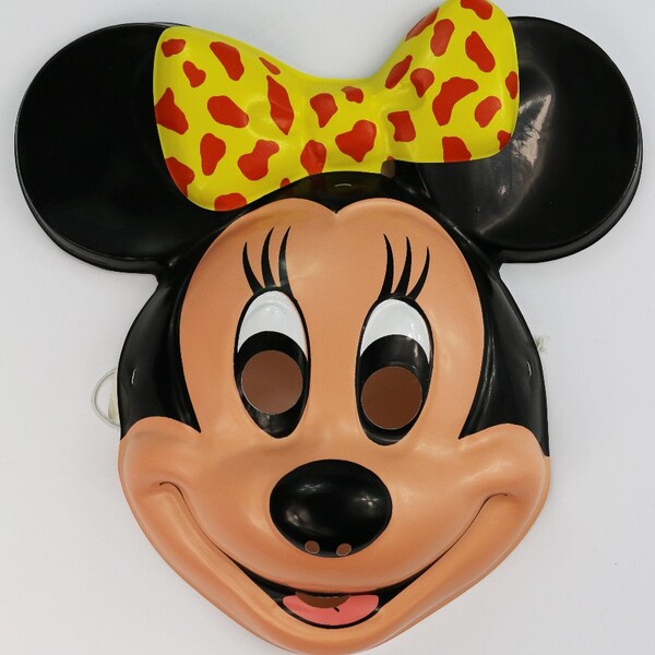 Mickey and Minnie Halloween Face Mask - Etsy