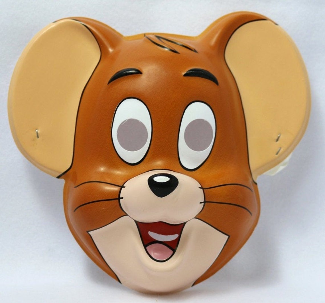 Jerry Mouse Hanna Barbera Tom and Jerry Vintage Halloween Mask - Etsy