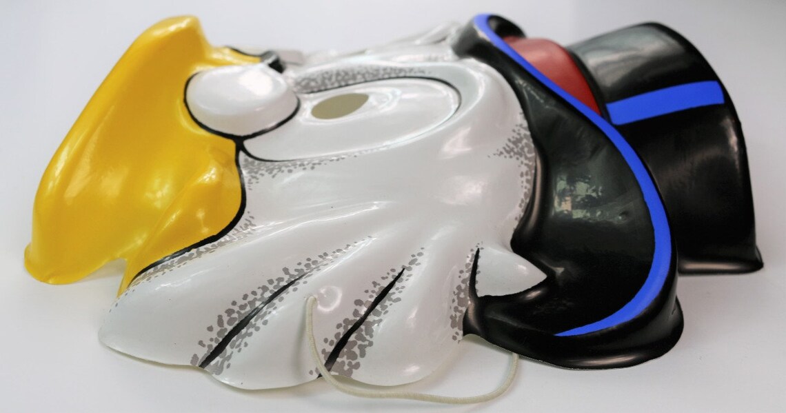 Vintage Walt Disney Scrooge Mcduck Ducktales Halloween Mask - Etsy