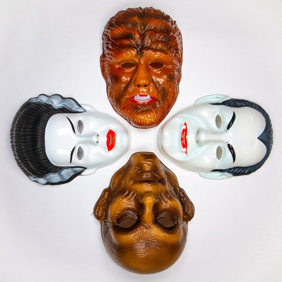 Universal Monsters Vintage Halloween Mask Set Bride - Etsy