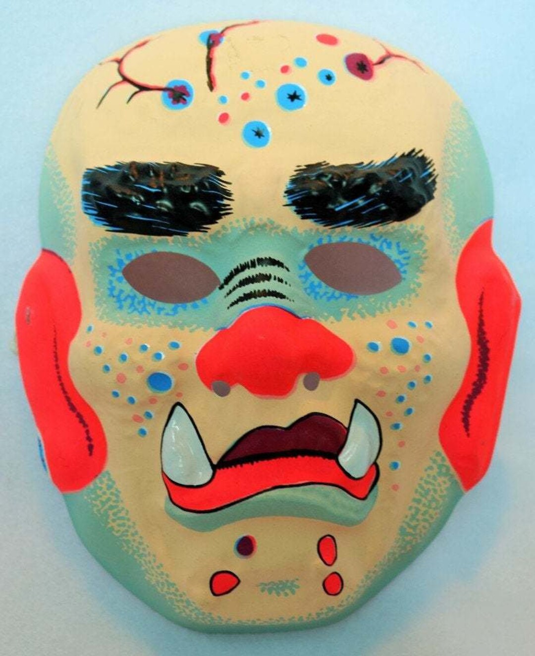 Vintage Freak Show Monster Halloween Mask Monster Costume Devils ...