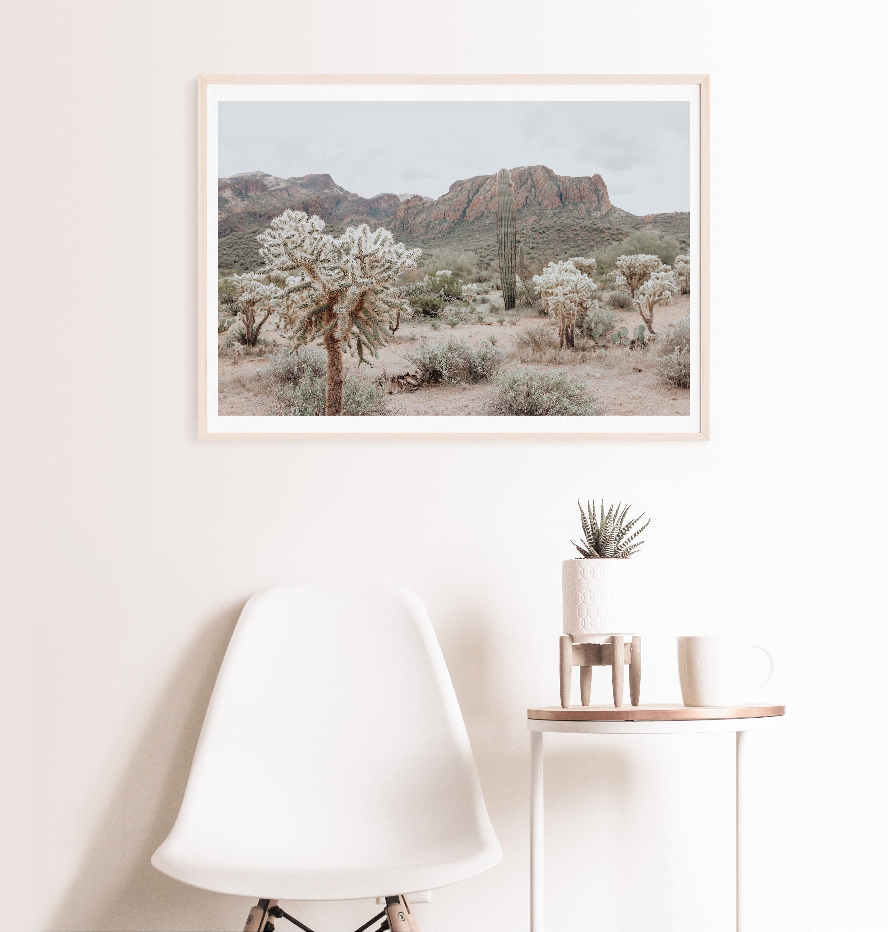 Arizona Desert Print | Boho Desert Photo | Cactus Photo Print | Desert ...