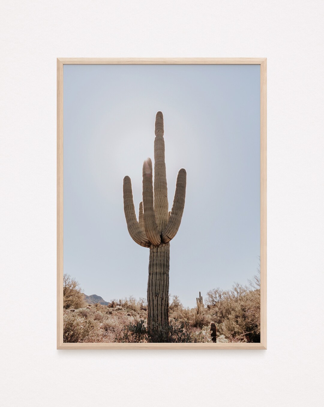 Arizona Desert Print | Boho Desert Photo | Saguaro Cactus Print ...