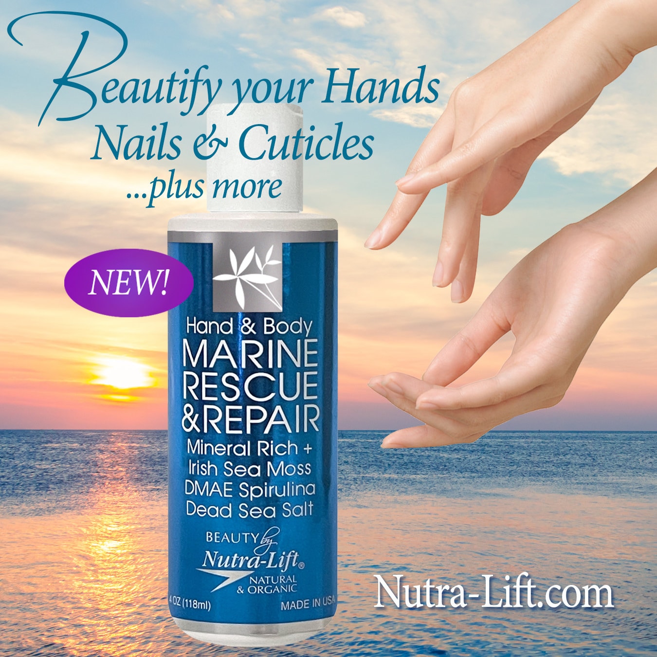 Nutra-lift® MARINE RESCUE & REPAIR Hand and Body Treatment 4 - Etsy