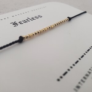 Morse Code Bracelet With Customizable Secret Message 14K Gold, Sterling ...
