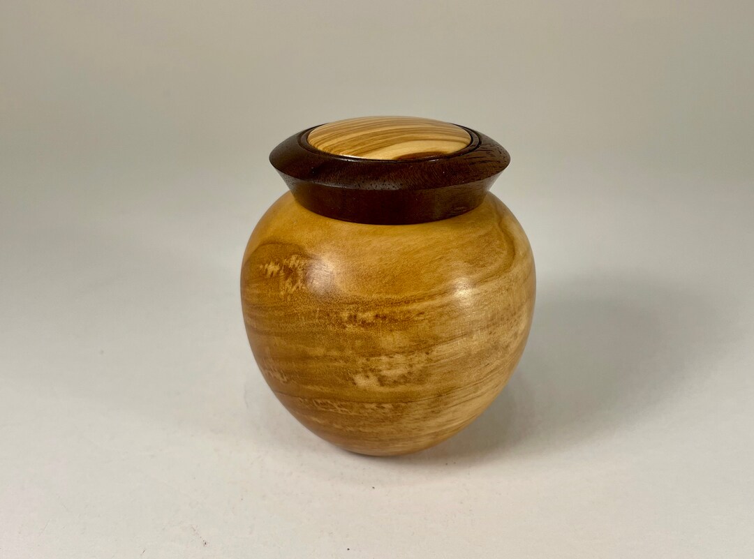 Olive Wood Box - Walnut on Olive Wood Container - Etsy