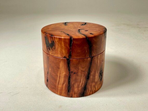 Red Gum Burl Container Exquisite Australian Red Gum Box | Etsy