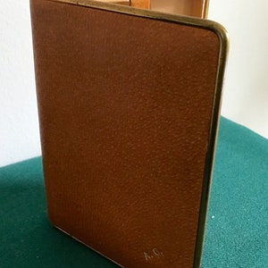 Vintage Cigarette Case Orlik of London Genuine Leather. Ideal Credit ...