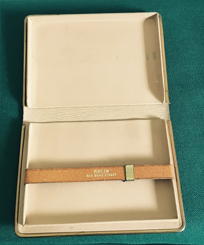 Vintage Cigarette Case Orlik of London Genuine Leather. Ideal - Etsy UK