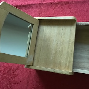 Wooden Box. Plain,unvarnished. Lift-up Lid & Pull Out Drawer. - Etsy