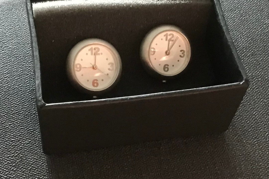 Cuff Links by Authentics. “clock Face”. Original Box. Ideal and Great Gift. - Etsy
