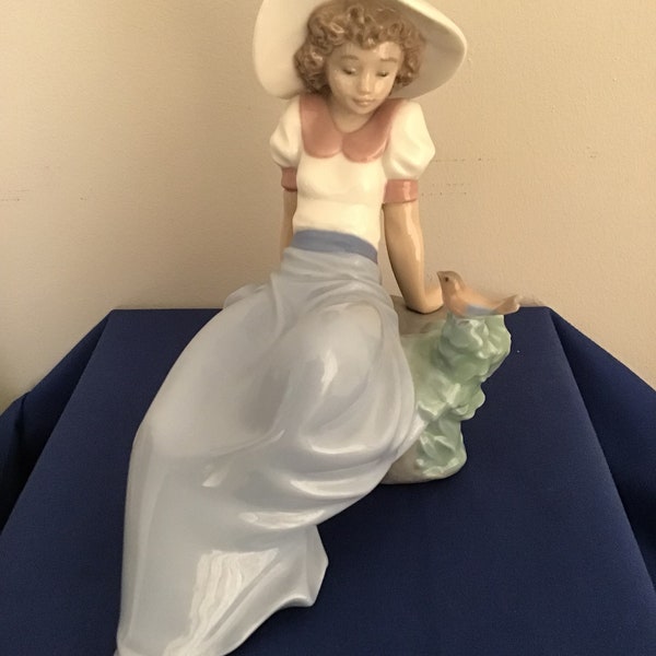 Lladro Nao Figurines Girl Figurine - Etsy UK