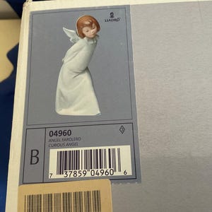 Lladro #4960. “curious Angel”. Vintage. BOXED. Good Condition. Gift ...