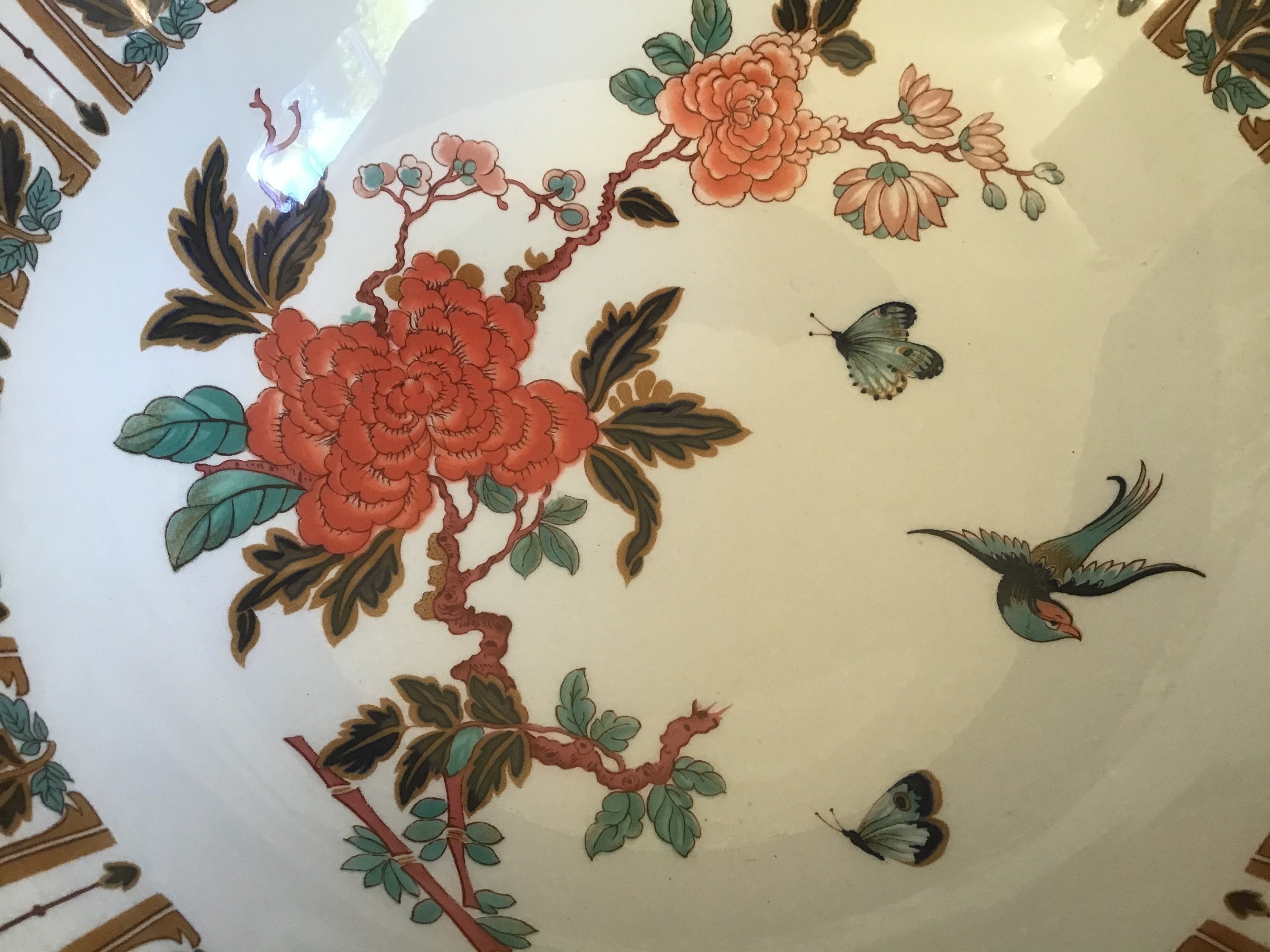 Old Foley. James Kent. England. Eastern Glory Pattern. Fruit/dessert ...