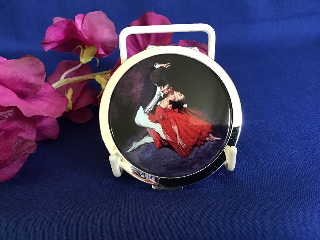 Stratton Ballerina Powder Compact. Good Mirror. Puff. Sifter. Highly ...