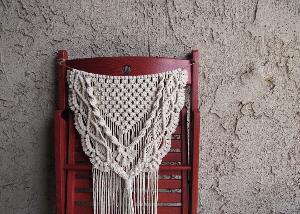 Decorative Macrame Chair Backing - Etsy