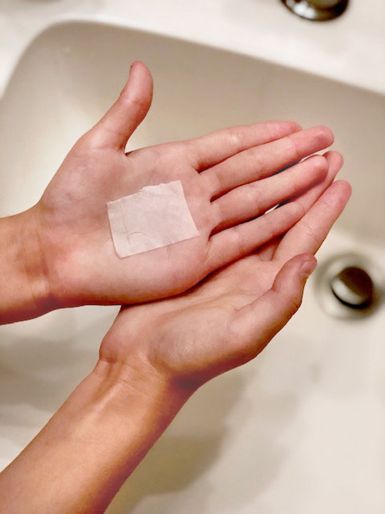 Lily's Soap on the Go Dissolving Soap Paper - Etsy