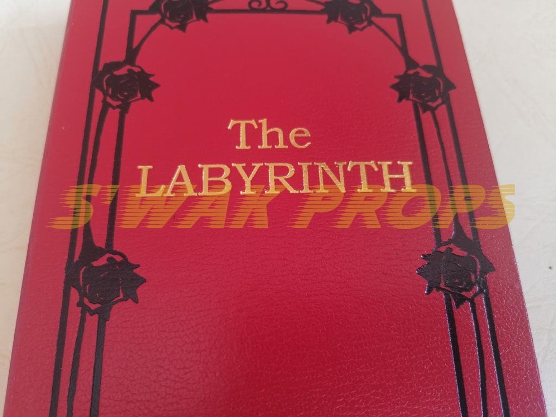 The Labyrinth Red Book Prop Replica - Etsy