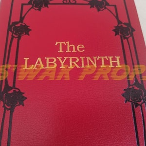 The Labyrinth Red Book Prop Replica - Etsy