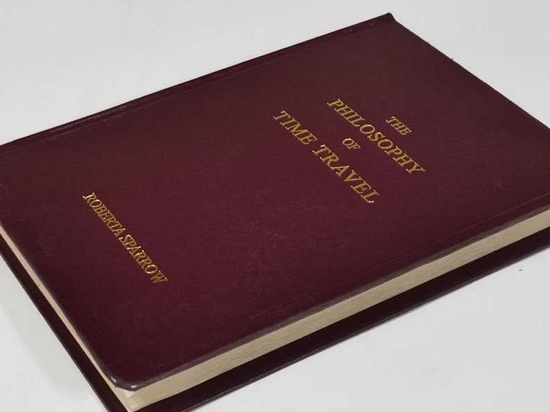 The Philosophy of Time Travel Book Prop Replica - Etsy