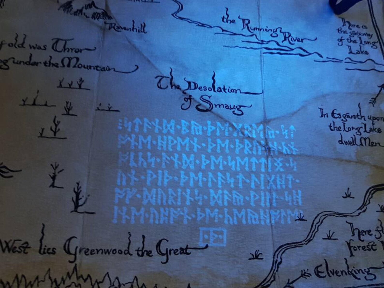 Thorin's Erebor Map and Bilbo's Portrait From the Hobbit - Etsy