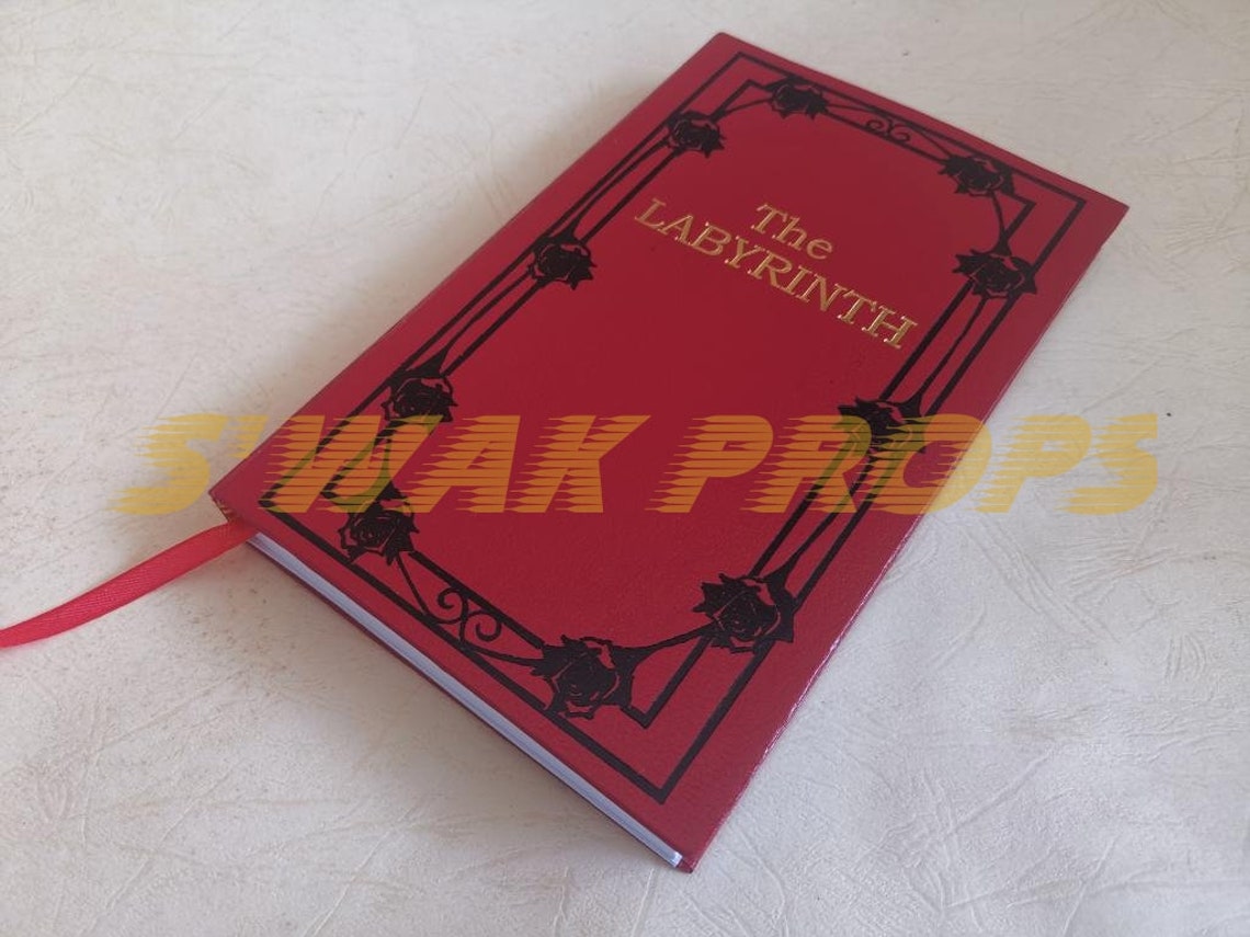 The Labyrinth Red Book Prop Replica - Etsy