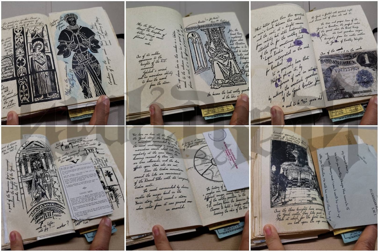 Grail Diary hero Version Prop Replica - Etsy