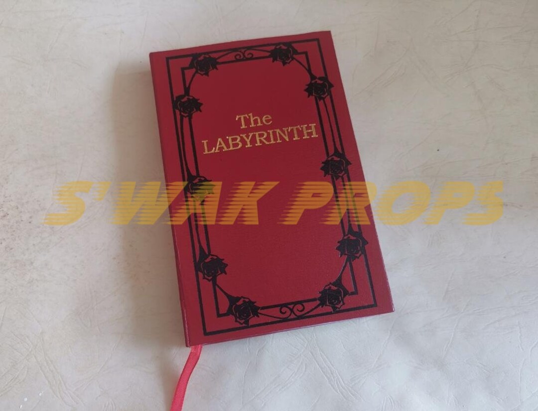 The Labyrinth Red Book Prop Replica - Etsy