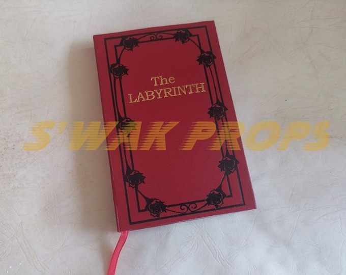 The Labyrinth Book, Leather Bound, Sarah's Book-cosplay, Ren Faire, the ...