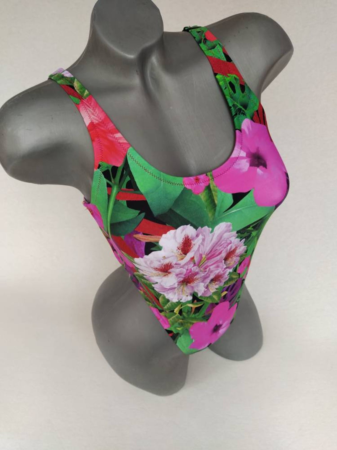 Bikini Descarado Una Sola Pieza Pierna Alta Traje De Baño Etsy