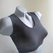 Crop Top Sports Bra Razor Back Training Top X Top Lined - Etsy
