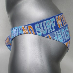 Mens Bikini Brief Swim Trunks Python Print Cut Out Low Waisted Swimming ...