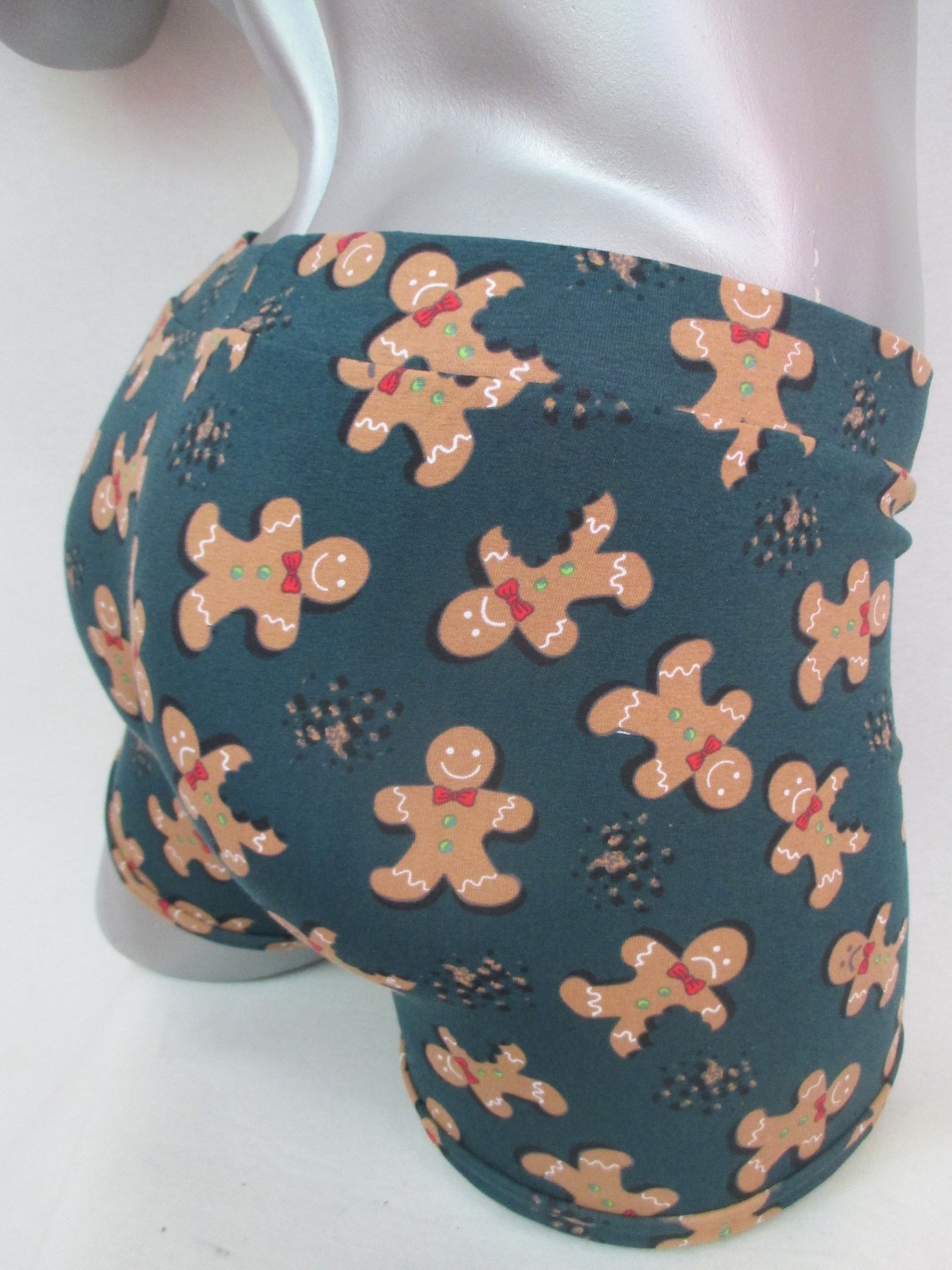 Boxer shorts Ginger man cookies print anatomical mens | Etsy