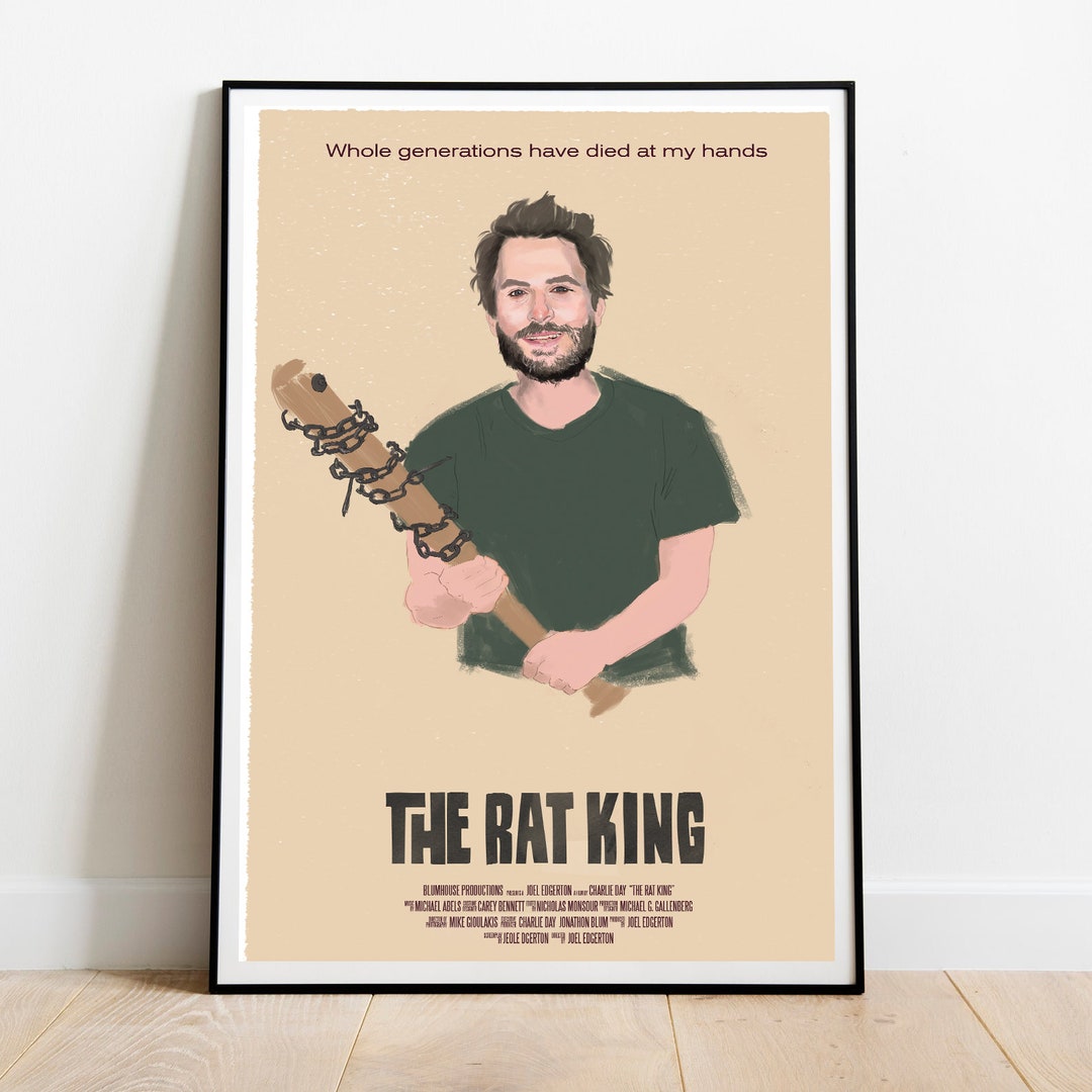 Charlie Kelly Art Print - the Rat King Horror Poster - Always Sunny in ...