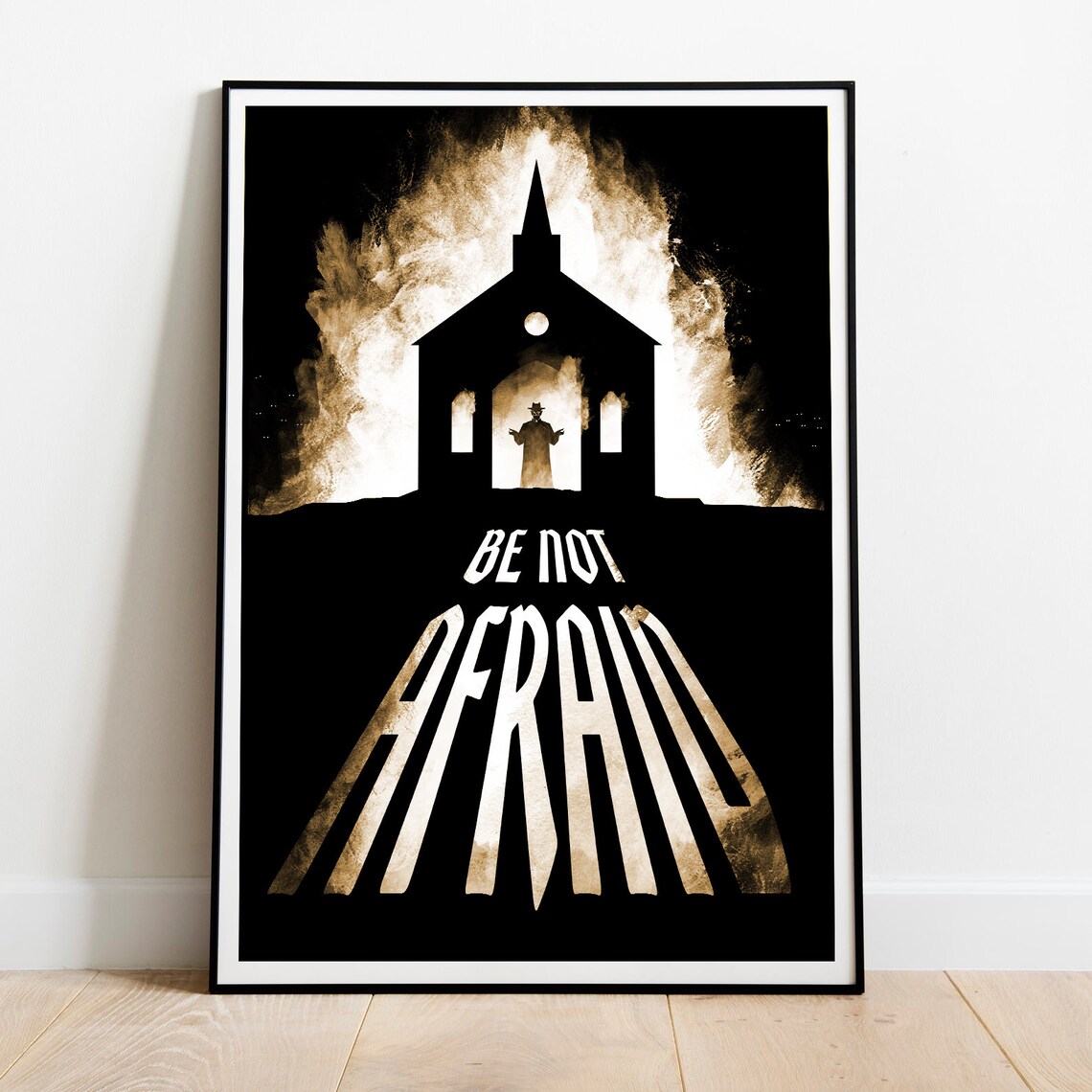 Midnight Mass Poster Be Not Afraid Art Print Minimalist - Etsy